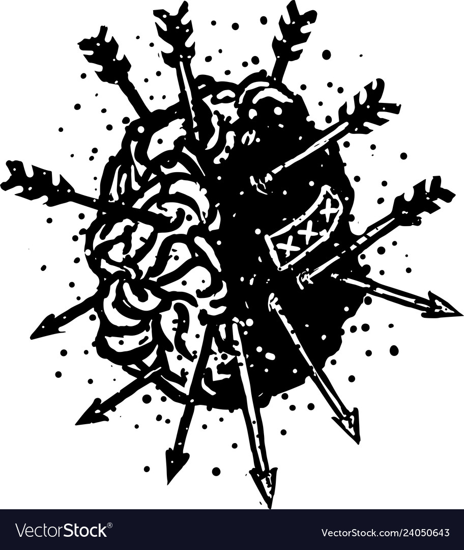 Brain dead Royalty Free Vector Image - VectorStock