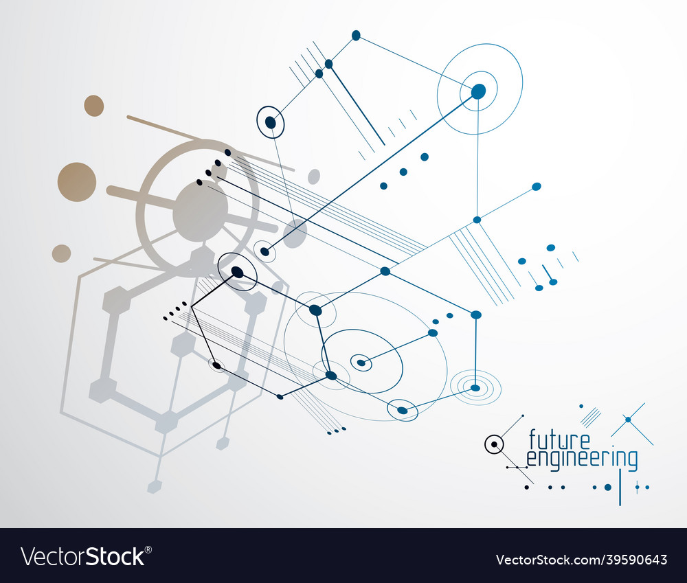 Engineering technology wallpaper made Royalty Free Vector