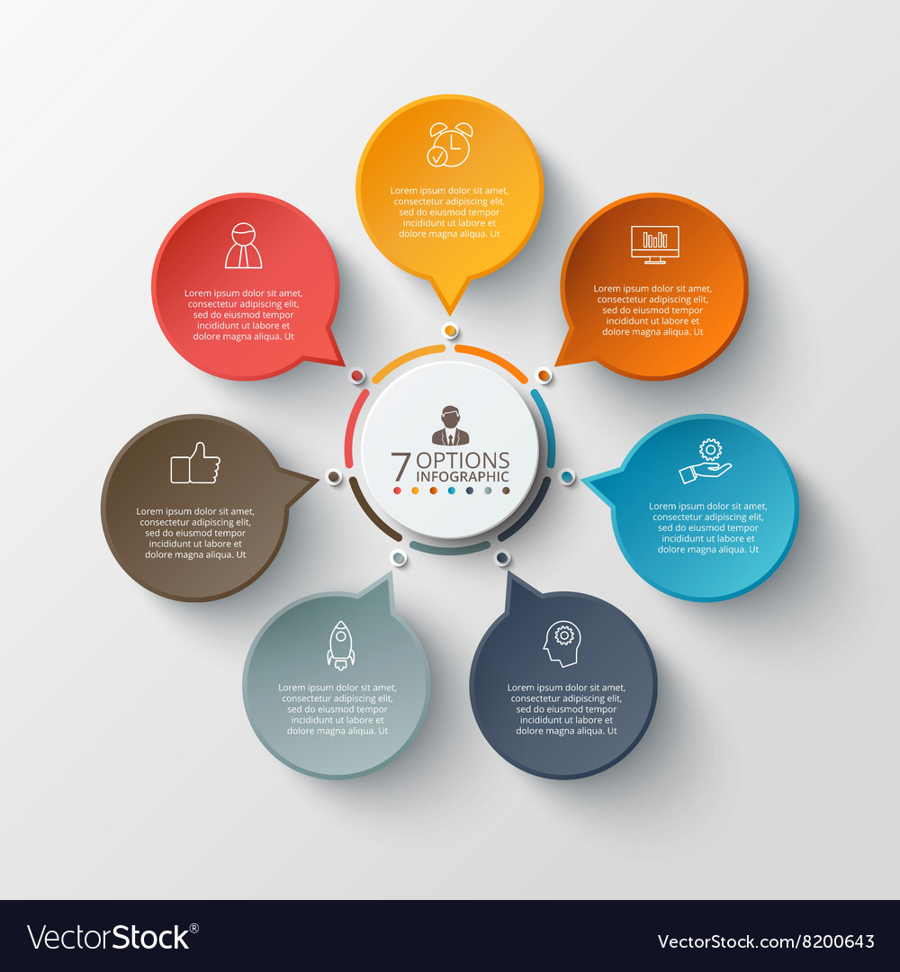 Infographic design template Royalty Free Vector Image