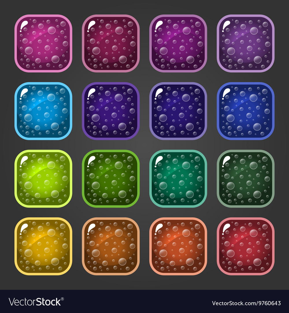 Shiny button 4 Royalty Free Vector Image - VectorStock