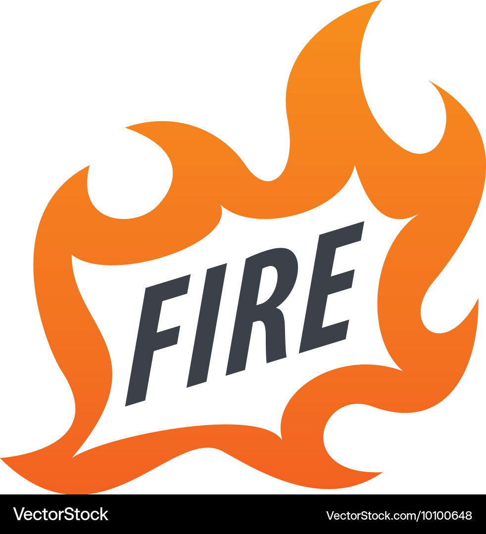 Fire logo Royalty Free Vector Image - VectorStock