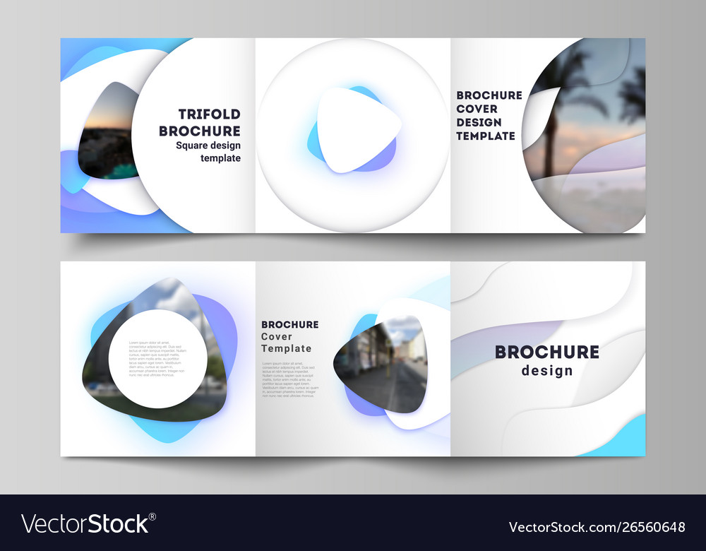 Minimal editable layout square Royalty Free Vector Image