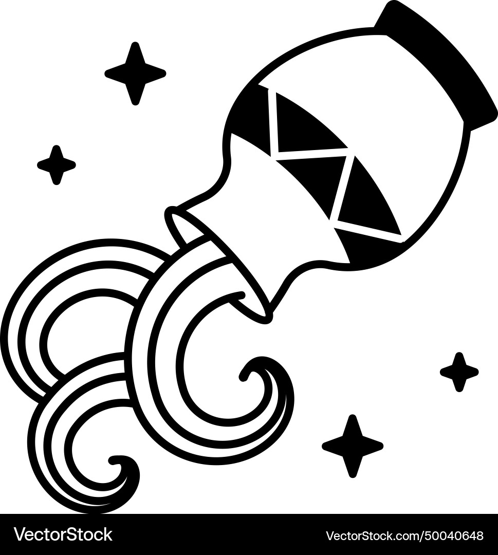 Mystical astrology and divination line icon Vector Image