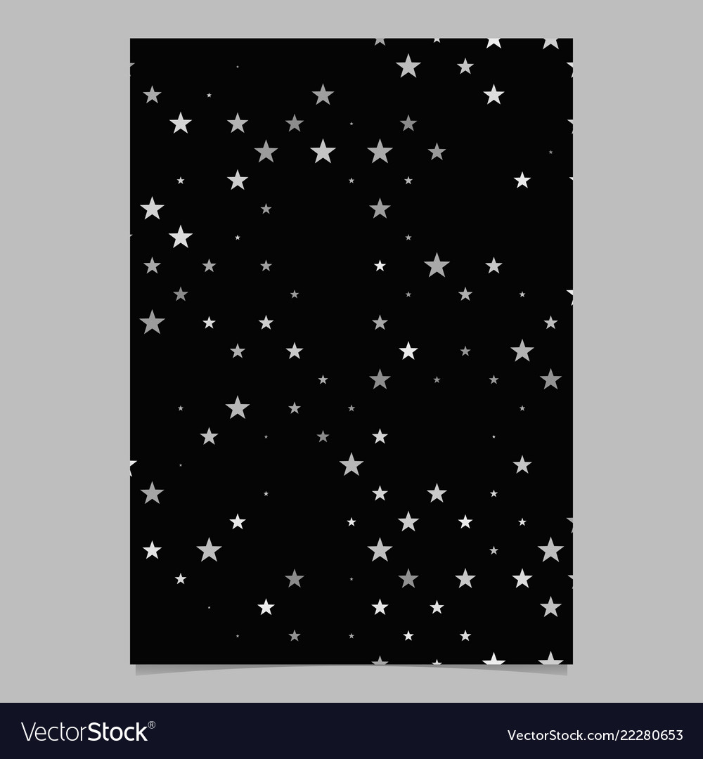 Geometric pentagram pattern background poster Vector Image