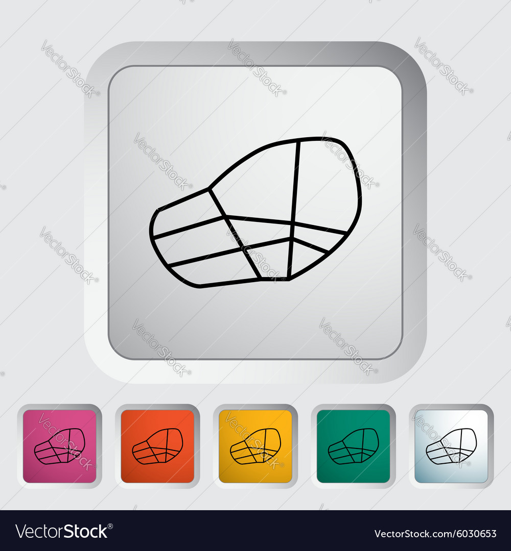 Muzzle icon Royalty Free Vector Image - VectorStock