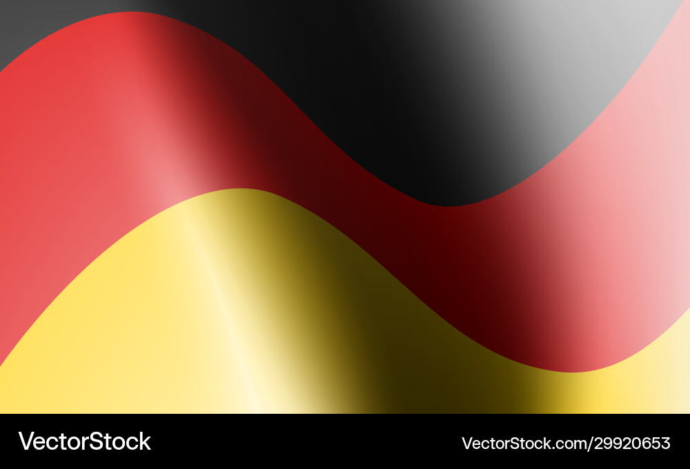 Wave flag country with shadow and glare Royalty Free Vector