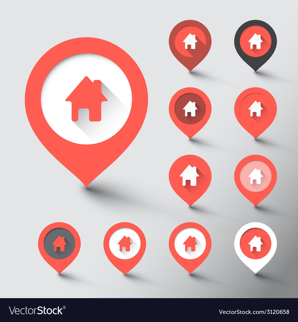 Collection of various pointers Royalty Free Vector Image