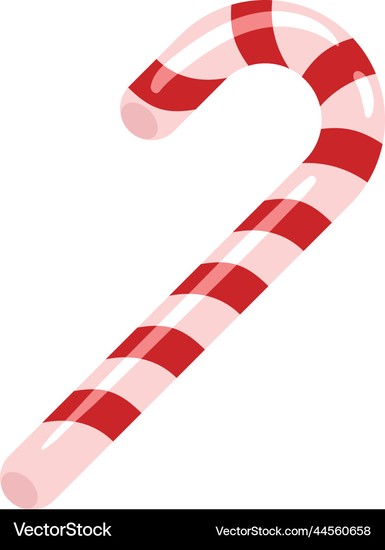 Merry christmas sweet cane Royalty Free Vector Image