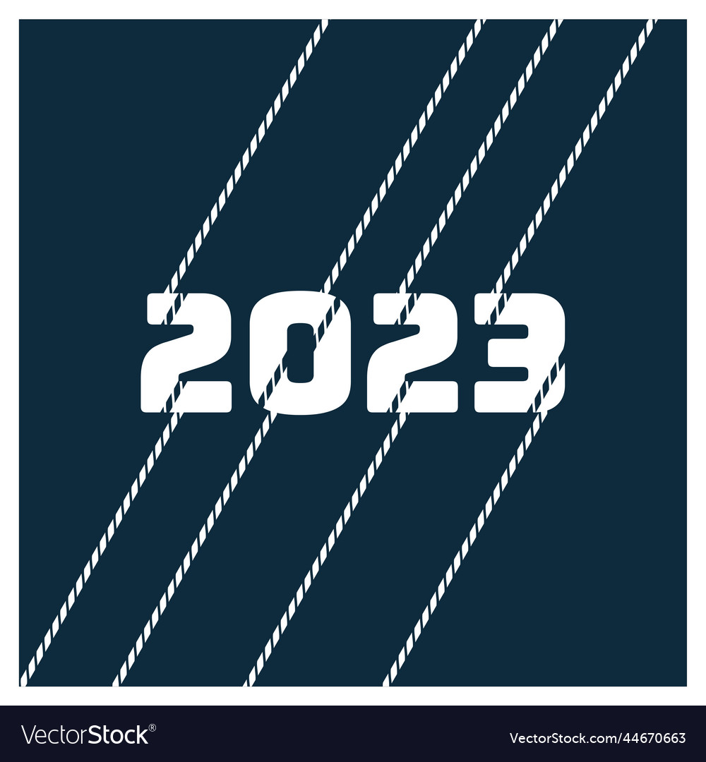 2023 d Royalty Free Vector Image - VectorStock