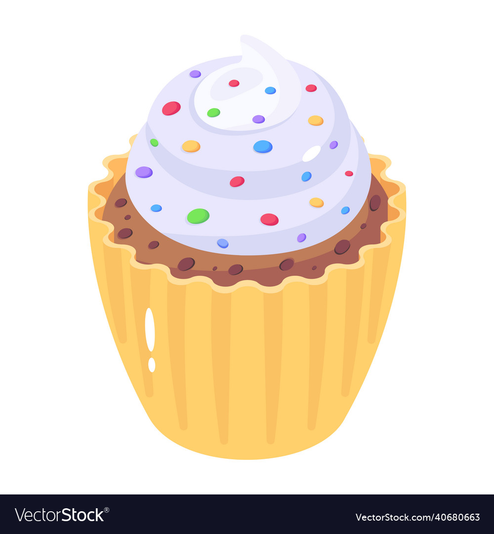 Cupcake Royalty Free Vector Image - VectorStock