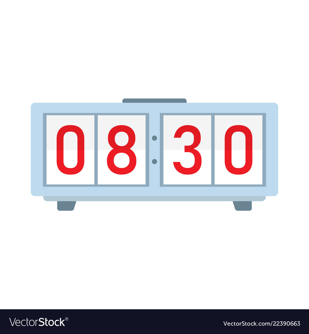 Digital alarm clock icon Royalty Free Vector Image Digital alarm clock icon Royalty Free Vector Image