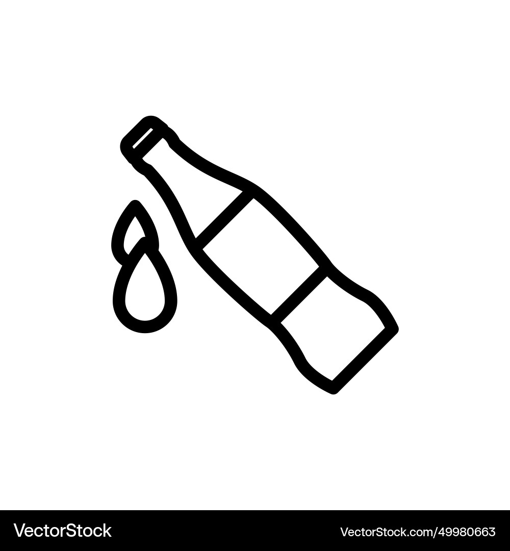 Drinking enough water icon or logo design Vector Image