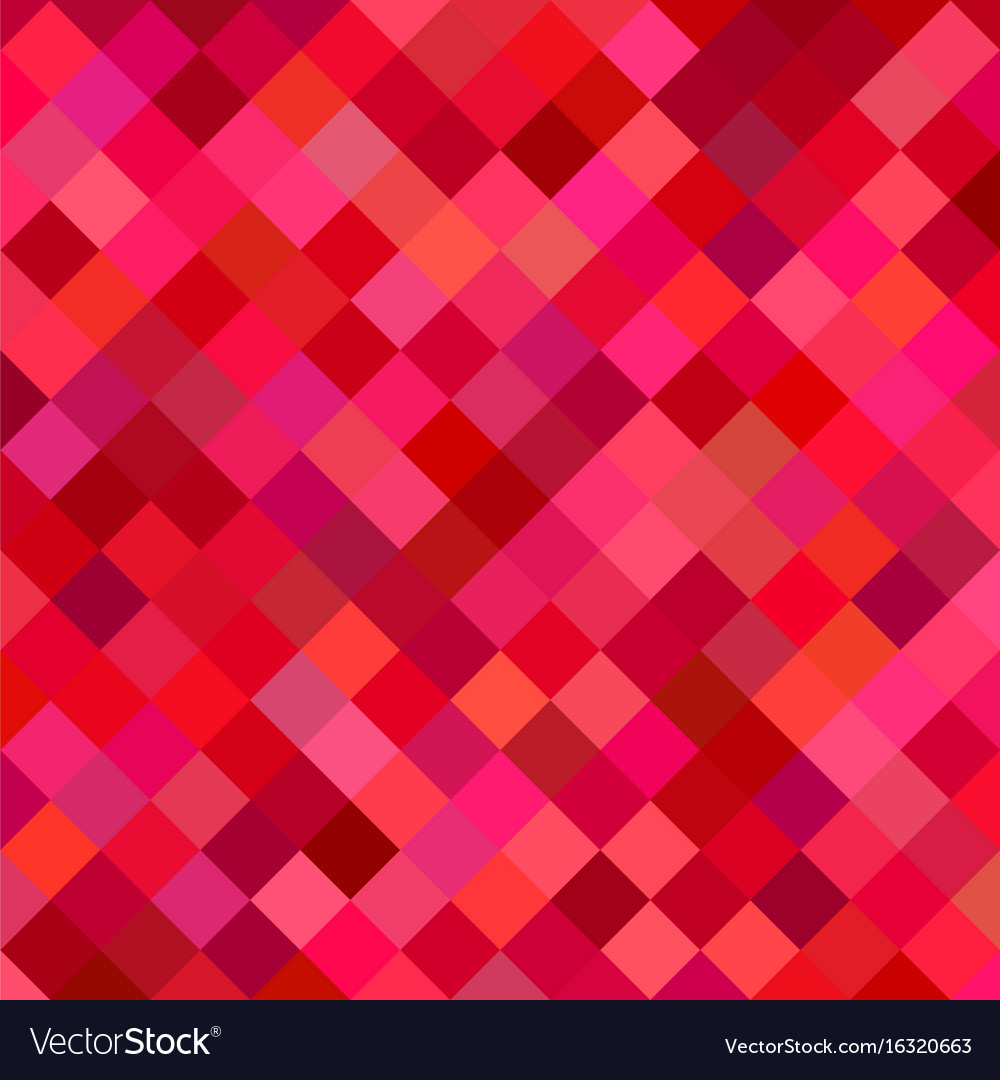 Red abstract square pattern background Royalty Free Vector
