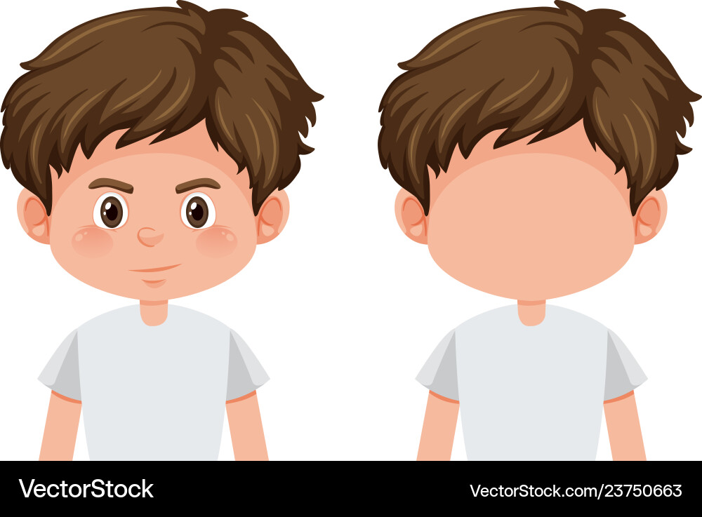 Set of boy character Royalty Free Vector Image