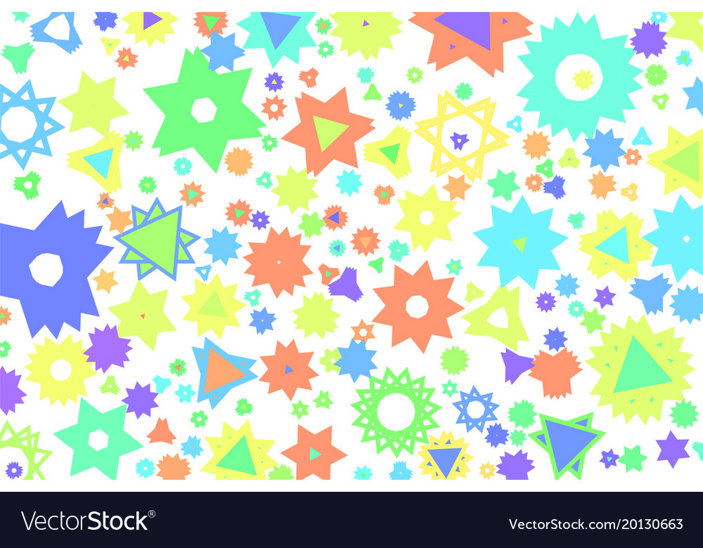 Shape pattern background for graphic design Vector Image