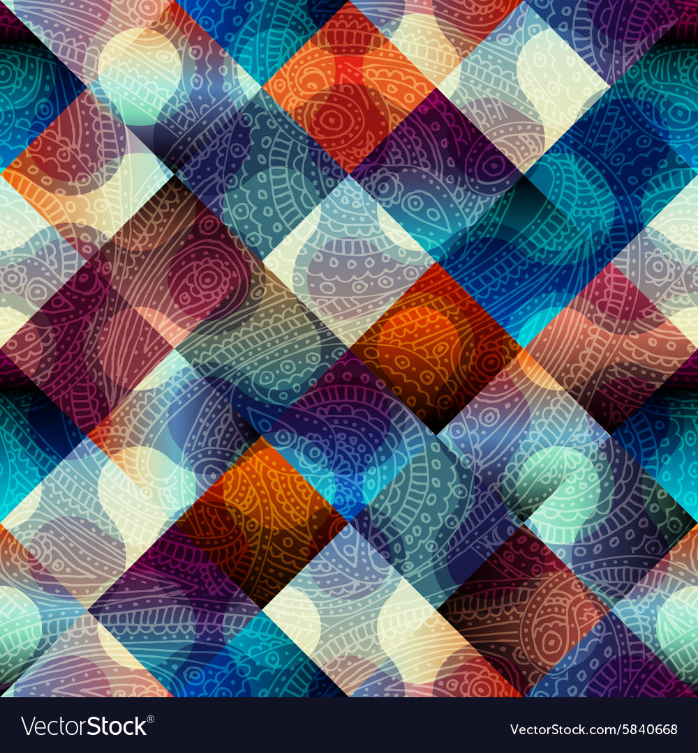 Abstract geometric pattern with diagonal strikes Vector Image