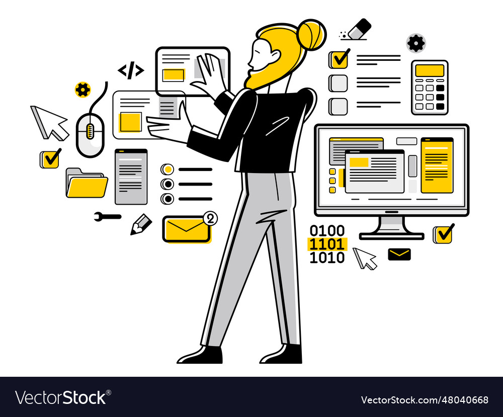 Data Systematization Collecting And Analyzing Vector Image