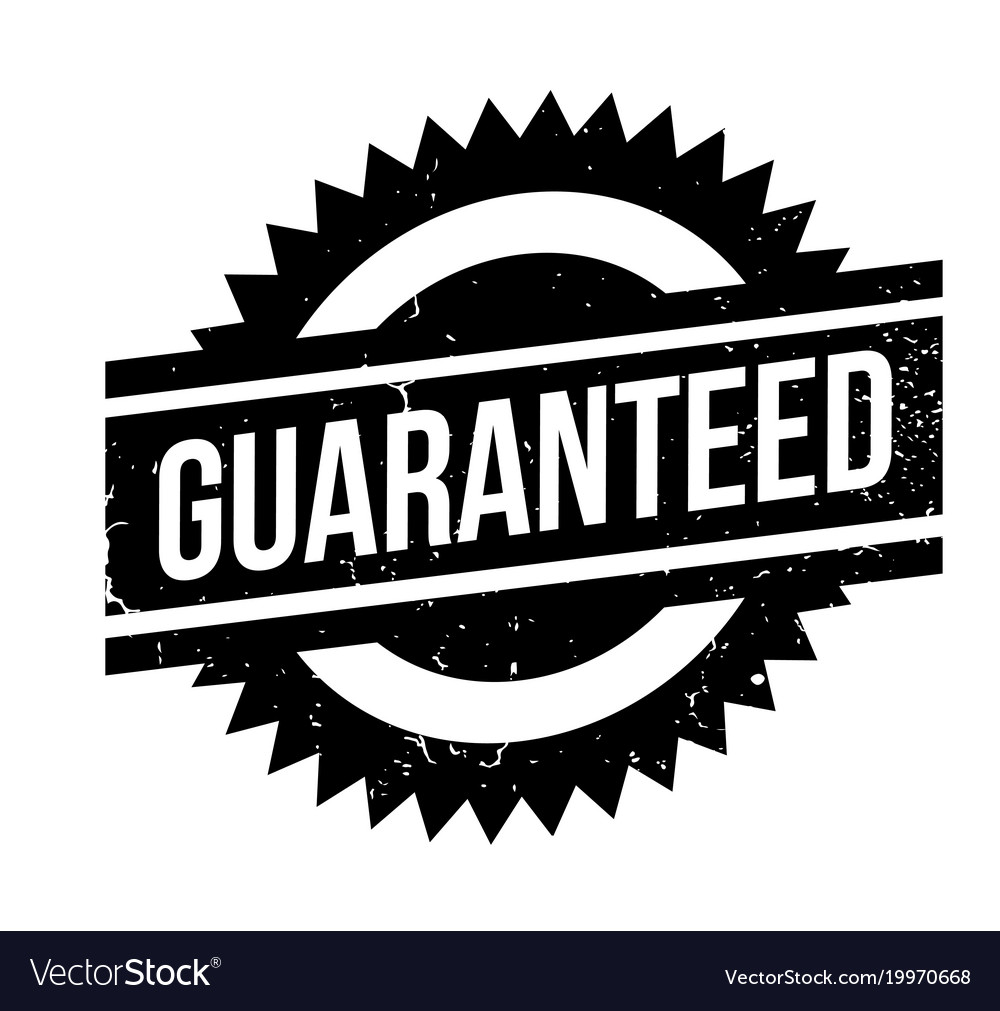 Guaranteed rubber stamp Royalty Free Vector Image