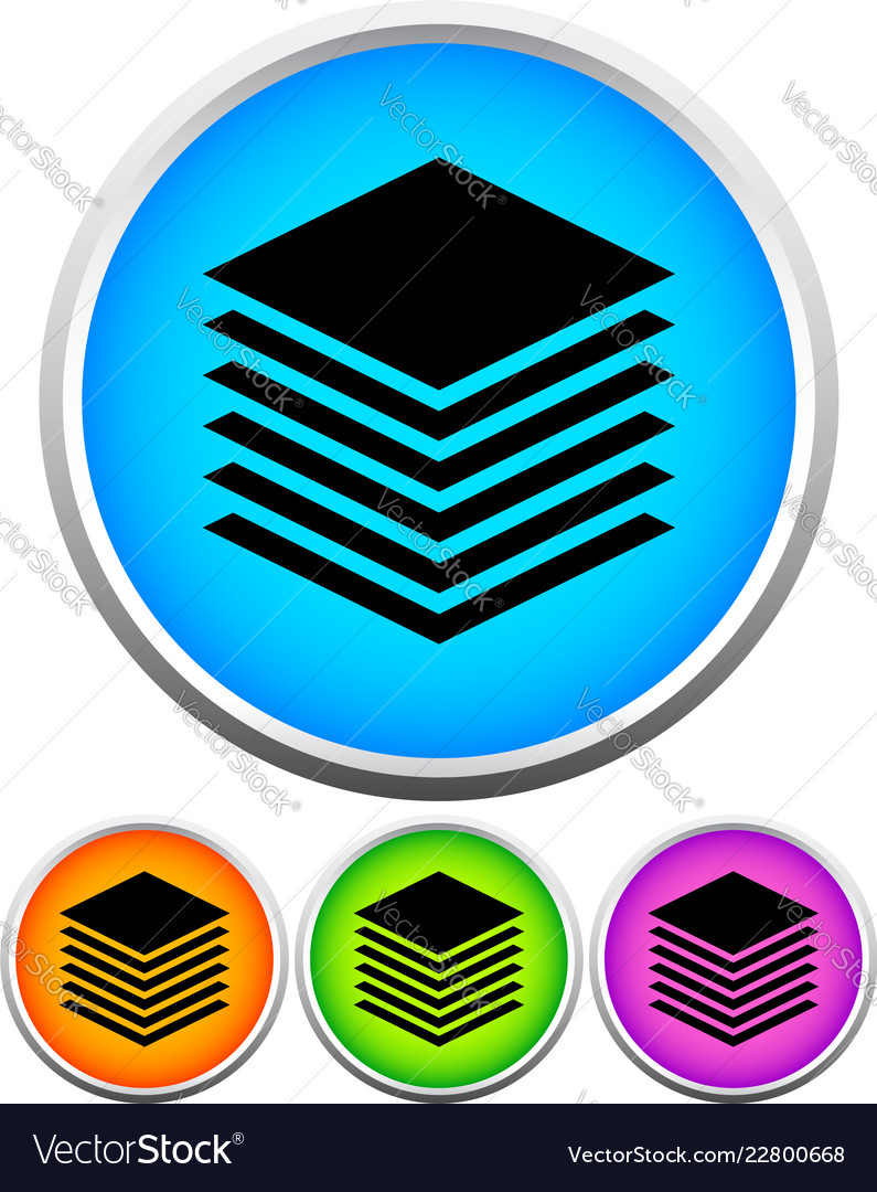 Layers stacks Royalty Free Vector Image - VectorStock