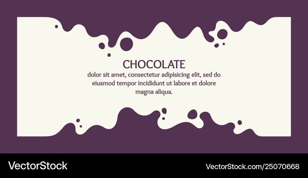 Modern poster dynamic splashes and drops of Vector Image