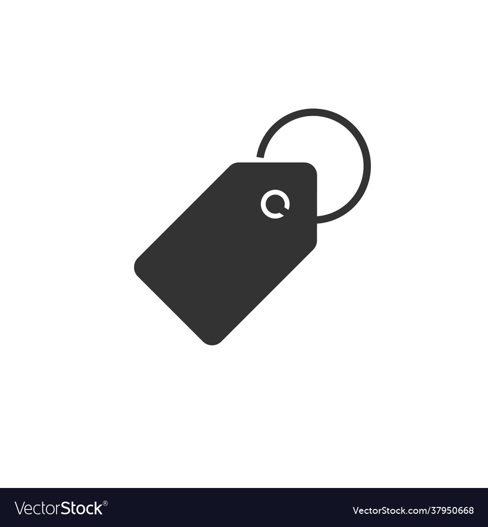Price tag label icon sale isolated Royalty Free Vector Image
