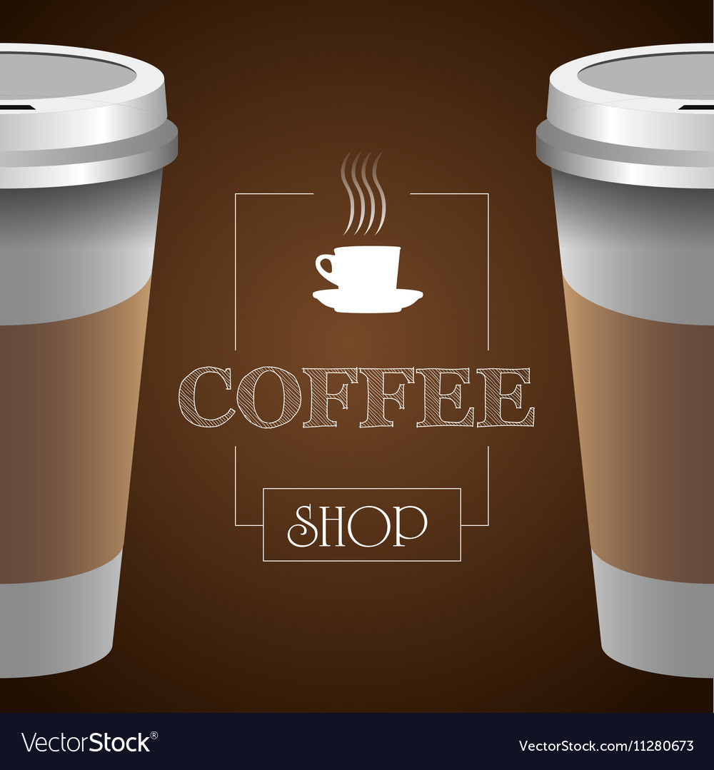 Coffee background Royalty Free Vector Image - VectorStock