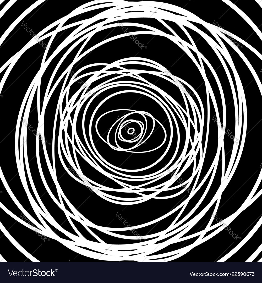 Concentric circles pattern abstract Royalty Free Vector