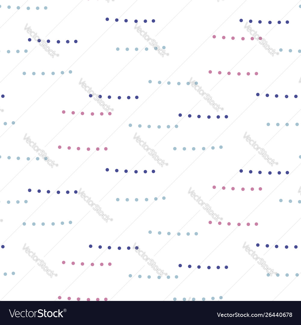 Doodle dots abstract seamless simple pattern Vector Image