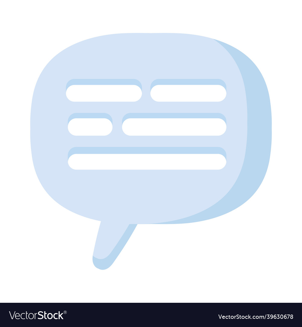 Speech bubble messaging Royalty Free Vector Image