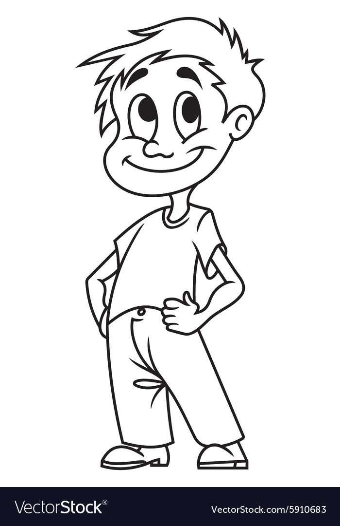 Boy Royalty Free Vector Image - VectorStock