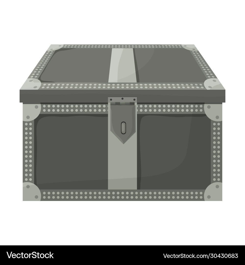Chest iconcartoon icon isolated on Royalty Free Vector Image