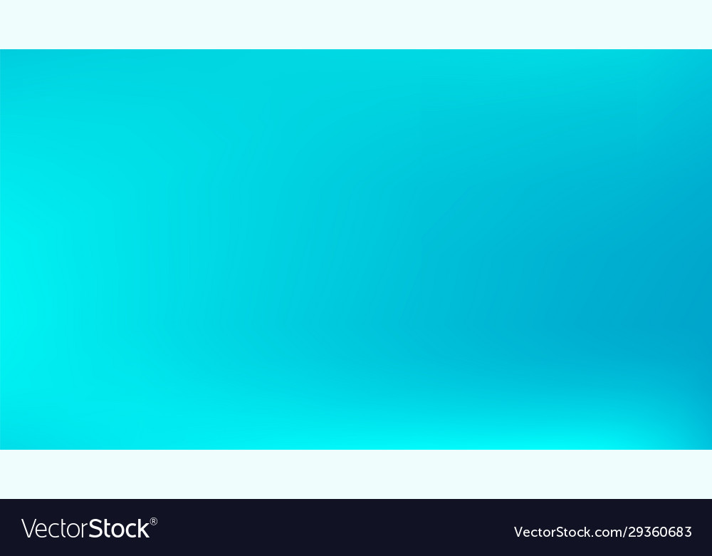 Cyan colored abstract gradient mesh background Vector Image