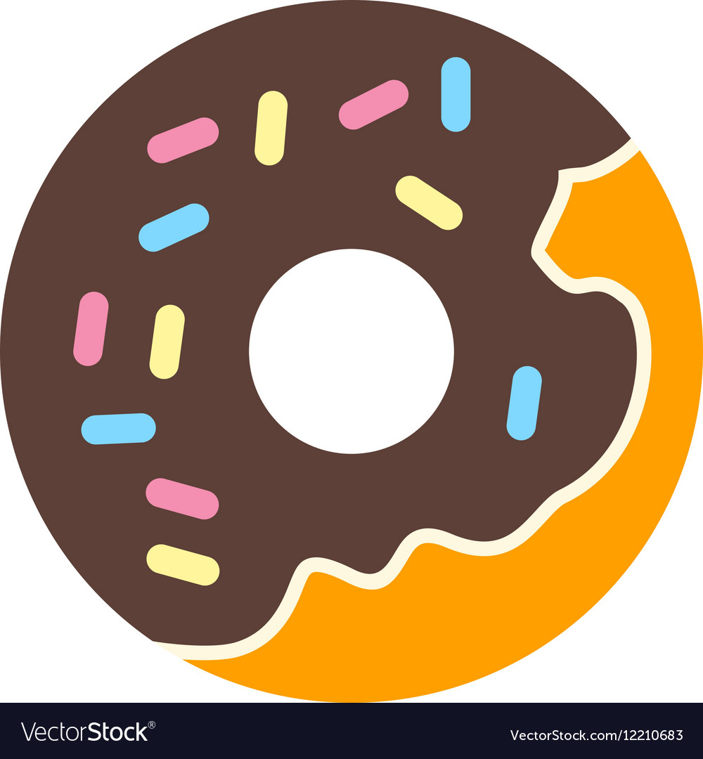 Doughnut Royalty Free Vector Image - VectorStock