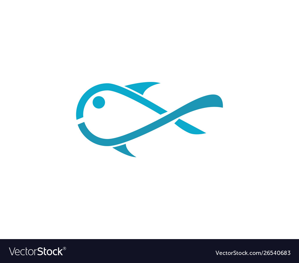 Fish logo template Royalty Free Vector Image - VectorStock