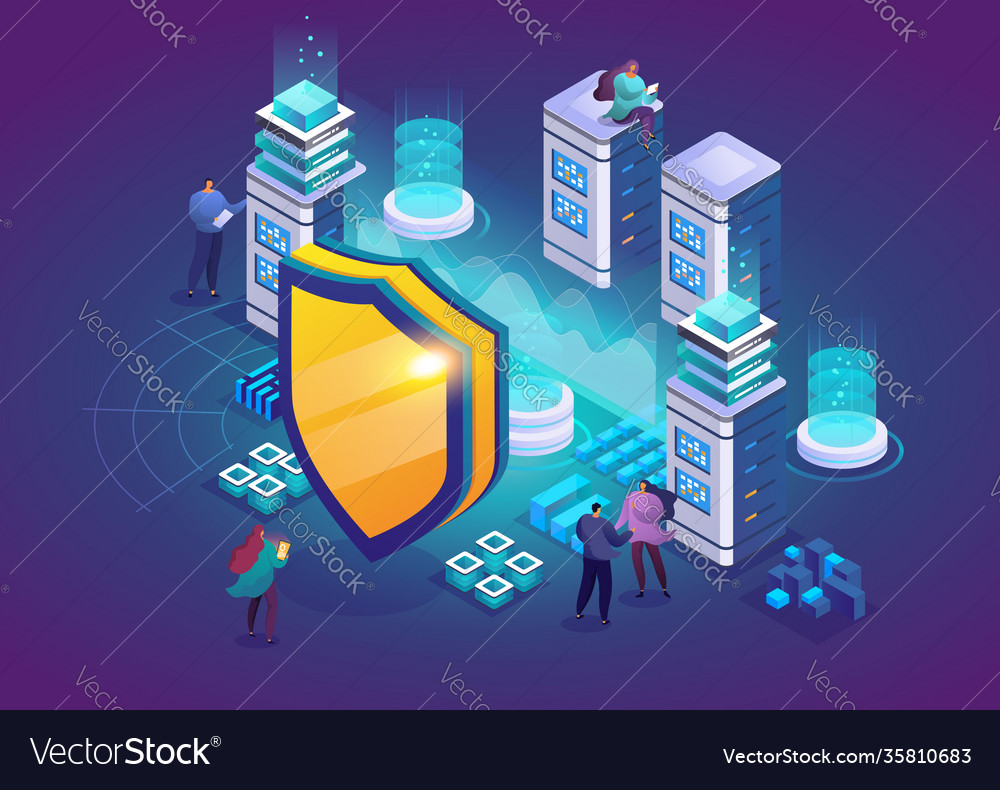 Malware security software concept Royalty Free Vector Image