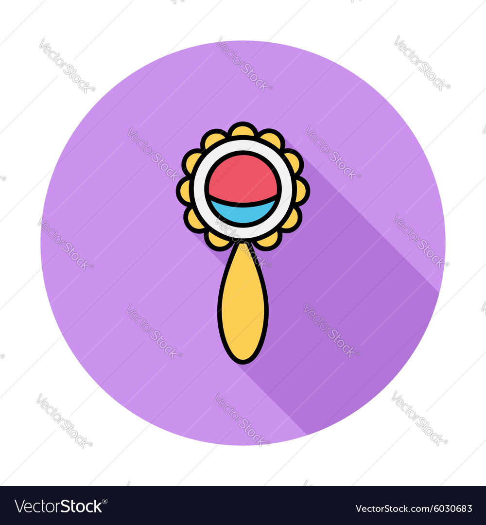 Rattle Royalty Free Vector Image - VectorStock