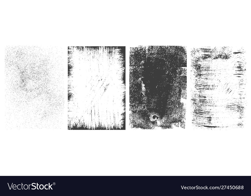 Abstract grunge rectangular frames collection Vector Image