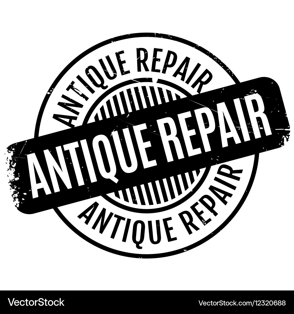 Antique Repair rubber stamp Royalty Free Vector Image