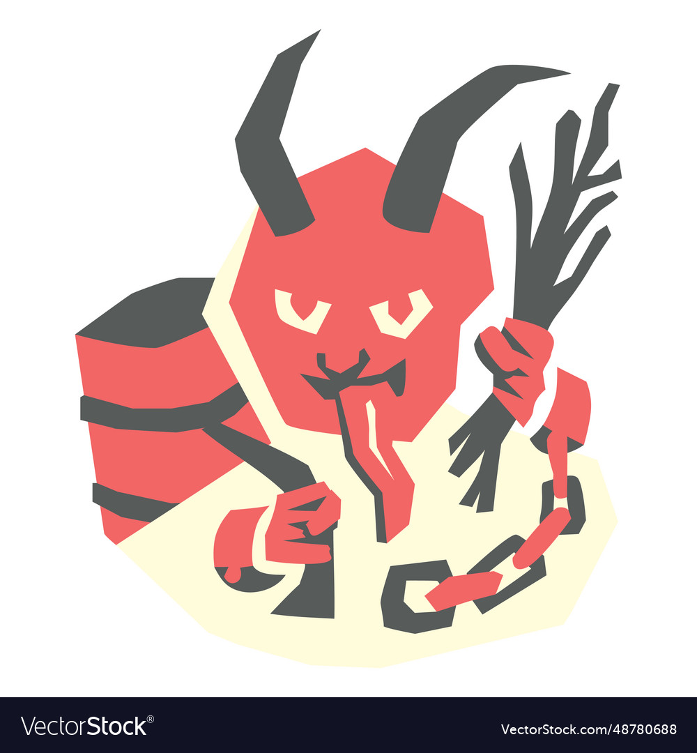 Devil flat Royalty Free Vector Image - VectorStock