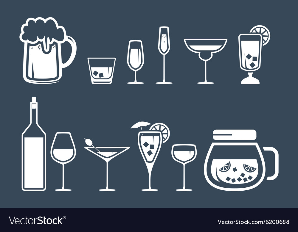 Drinkss5 Royalty Free Vector Image - VectorStock