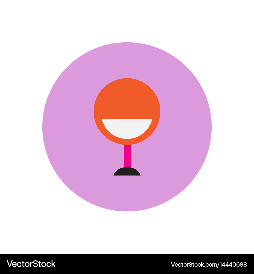 Icon on the white backgrounds in circles Vector Image