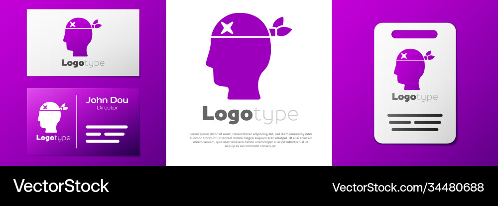 Logotype pirate captain icon isolated on white Vector Image