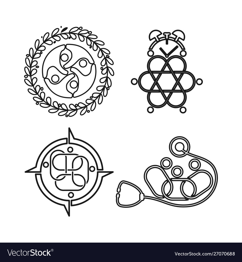 Stethoscope time leaf commitment teamwork Vector Image