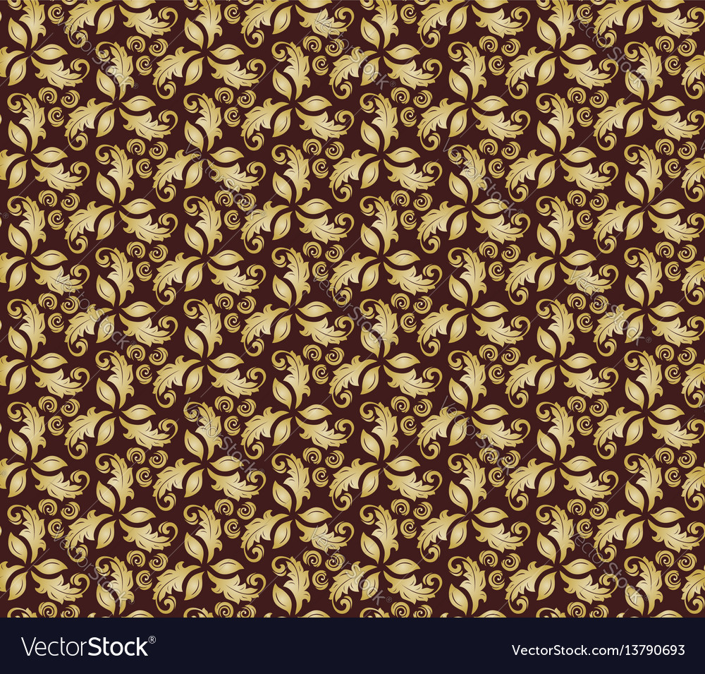 Floral fine seamless pattern Royalty Free Vector Image