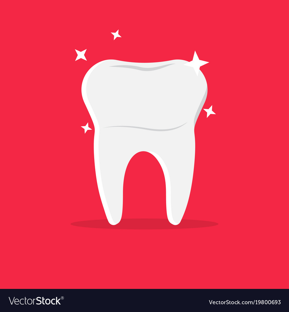 Healthy tooth icon Royalty Free Vector Image - VectorStock