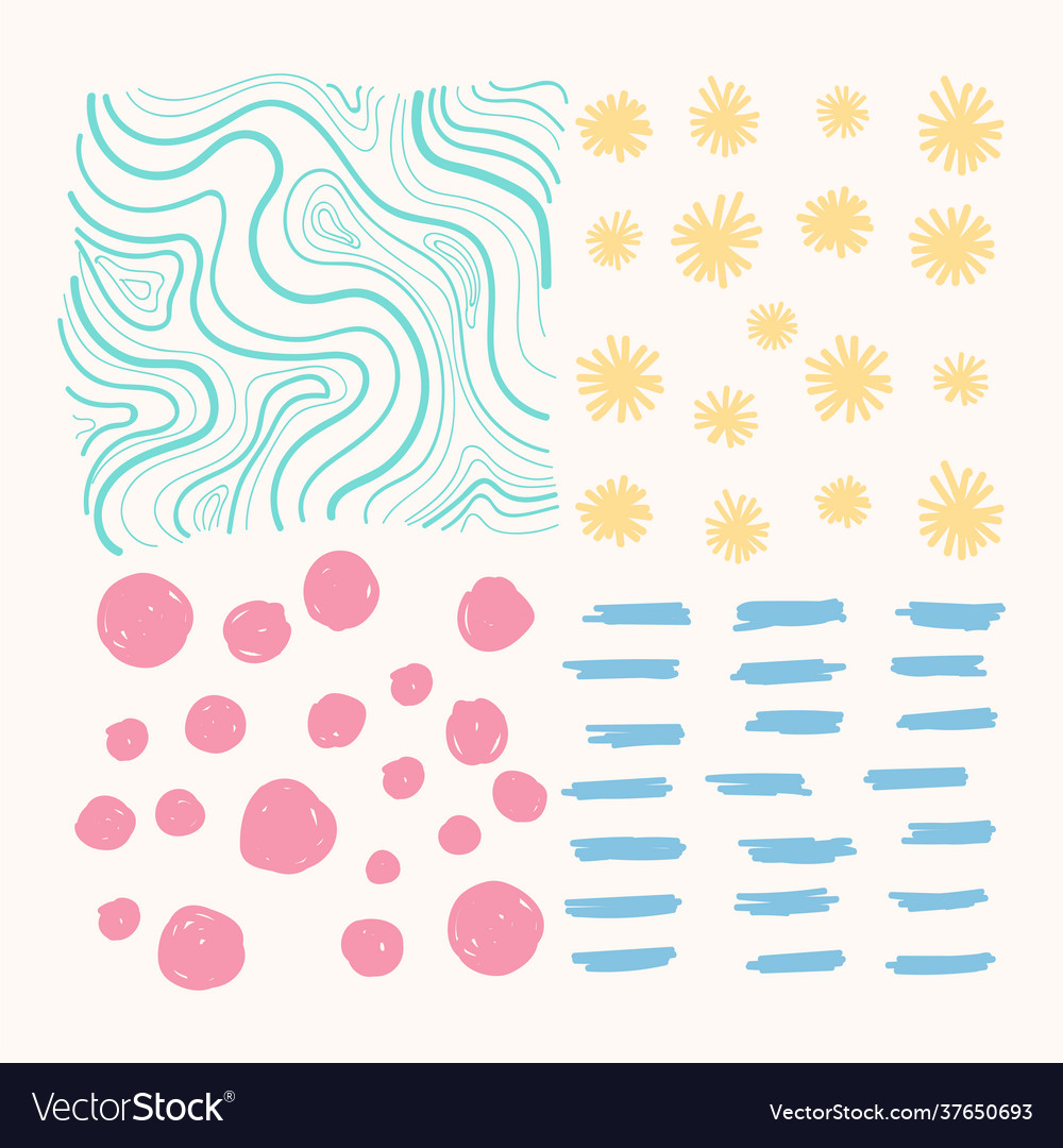Mixed background patterns Royalty Free Vector Image