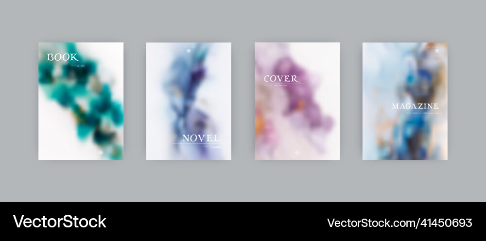 Set of cover templates Royalty Free Vector Image