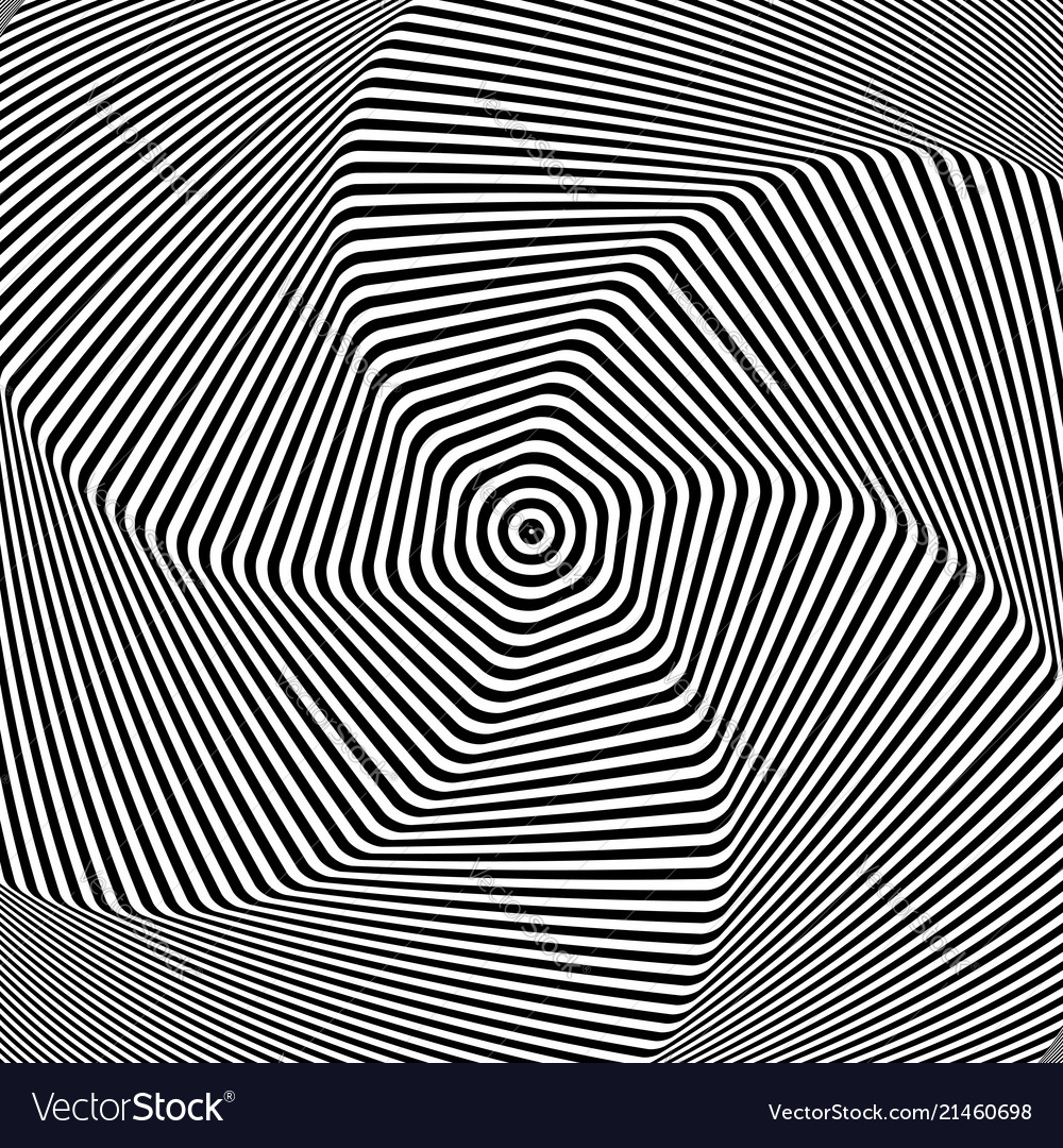 Abstract op art design Royalty Free Vector Image