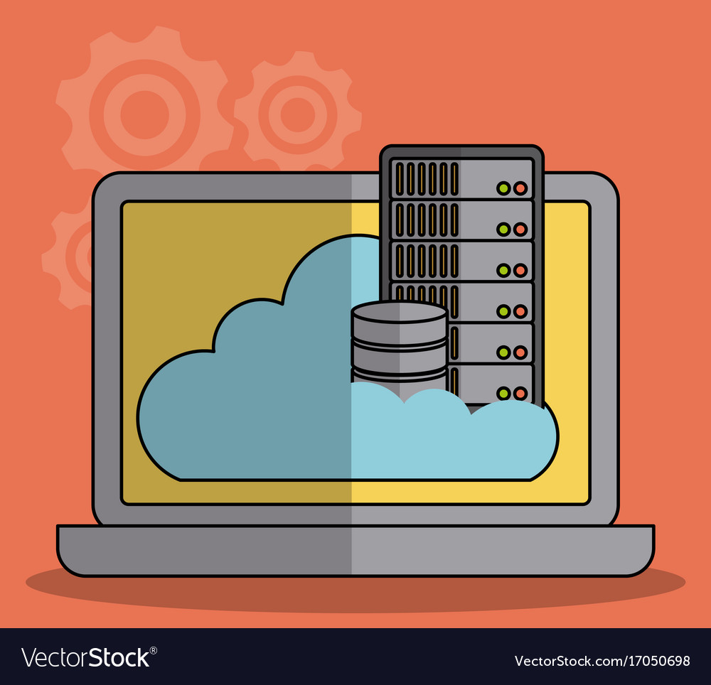 Data center design Royalty Free Vector Image - VectorStock