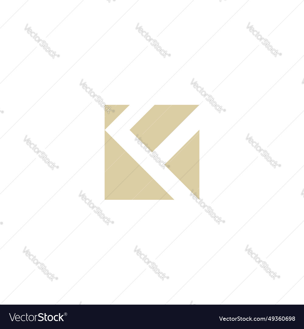 Logo icon rectangular Royalty Free Vector Image